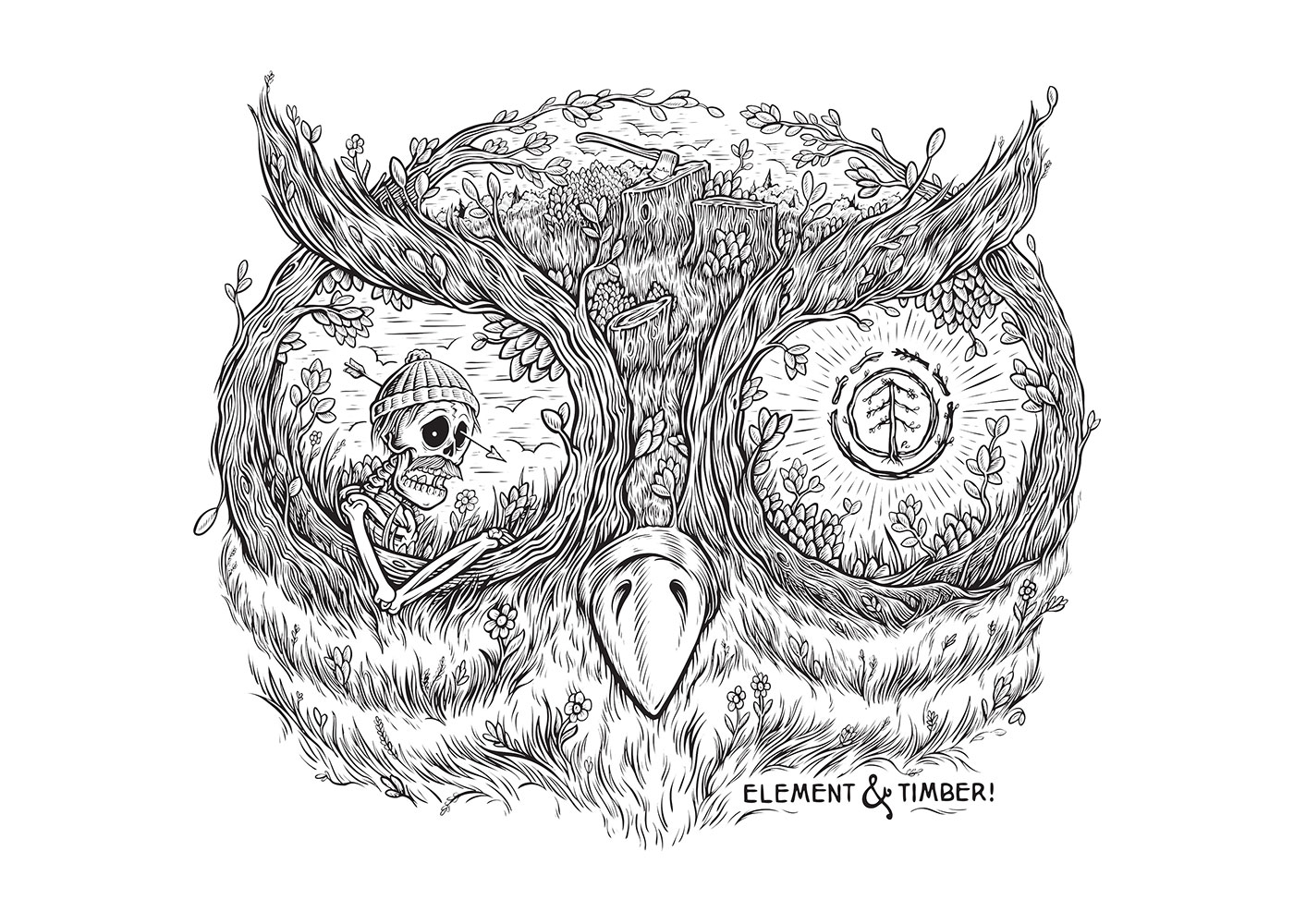Timber! Print & Colour | Element