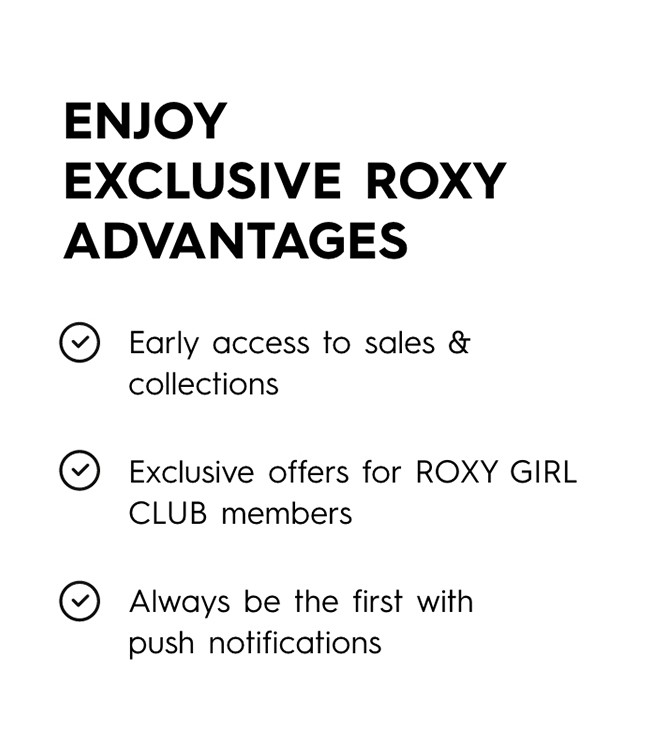 Official ROXY Club App - Download it | Roxy